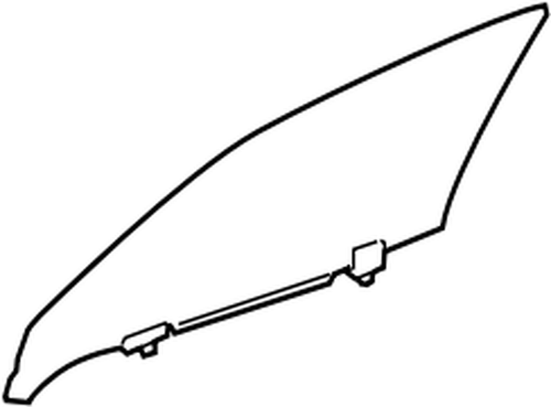 68101-50190 Toyota Glass sub-assy, front door, rh 6810150190, New ...