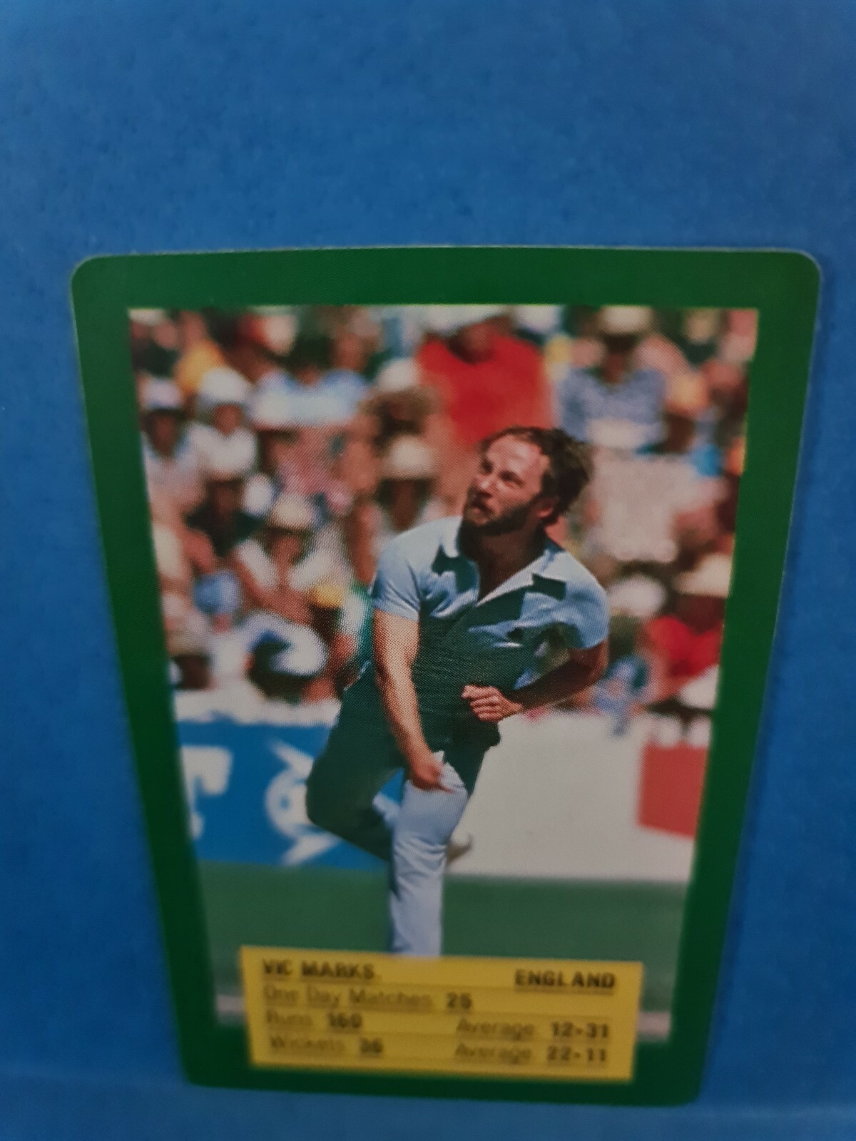 Vic Marks🏆1989 ENGLAND #7 KANGA Cricket Card🏆FREE POST | eBay