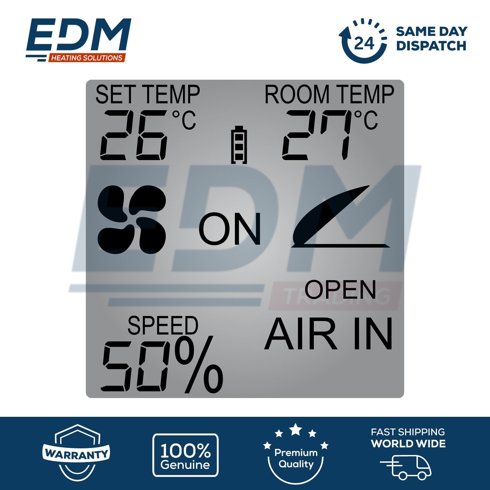 MAXXAIR MAXXFAN DELUXE REMOTE CONTROLED ROOF FAN WHITE TOP 40X40 FREE ...