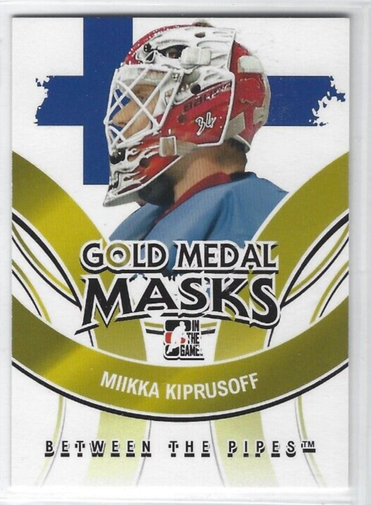 2009-10 Between the Pipes Gold Medal Masks #GMM-05 Miikka Kiprusoff | eBay