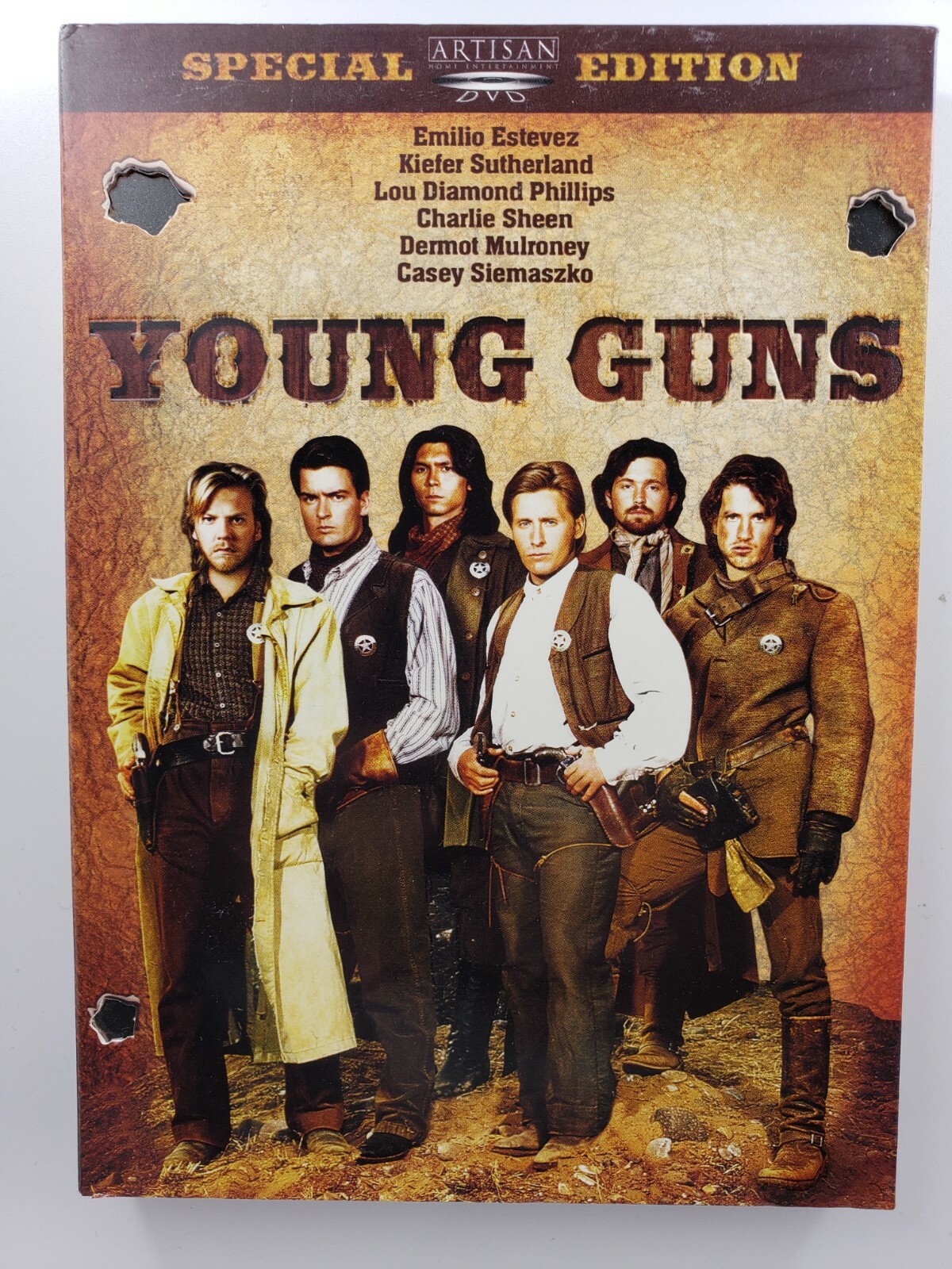 Young Guns- Emilio Estevez DVD with Slip Cover | eBay
