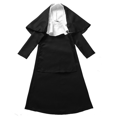 Kids Girls Nun Costume Halloween Party Book Week Fancy Dress Child ...