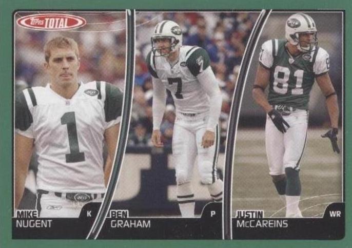 2007 Topps Total - Justin McCareins, Mike Nugent, Ben Graham #413 for ...