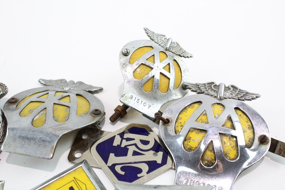 Car Grille Badge Automobilia Collectables Inc AA & RAC Enamel | eBay UK