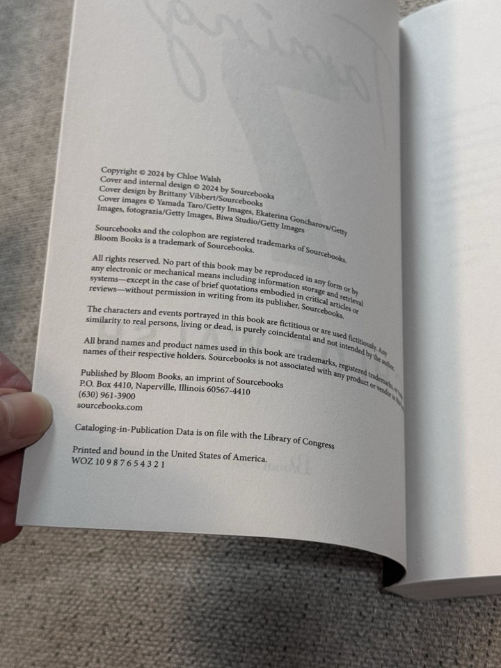 Chloe Walsh Taming 7 Ombre Spine Boys Of Tommen #5 OOP - Limited Print Run New | eBay