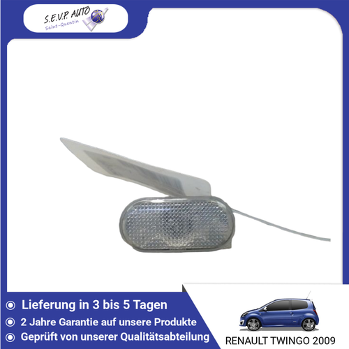 🇩🇪 RECHTER REPEATER-SCHUTZBLECH RENAULT TWINGO 2 2009- 8200257684 ♻️ ...