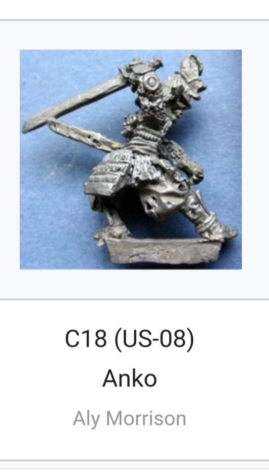 Citadel C18 (US-08) Anko – Undead Samurai Skeleton – Vintage Metal ...