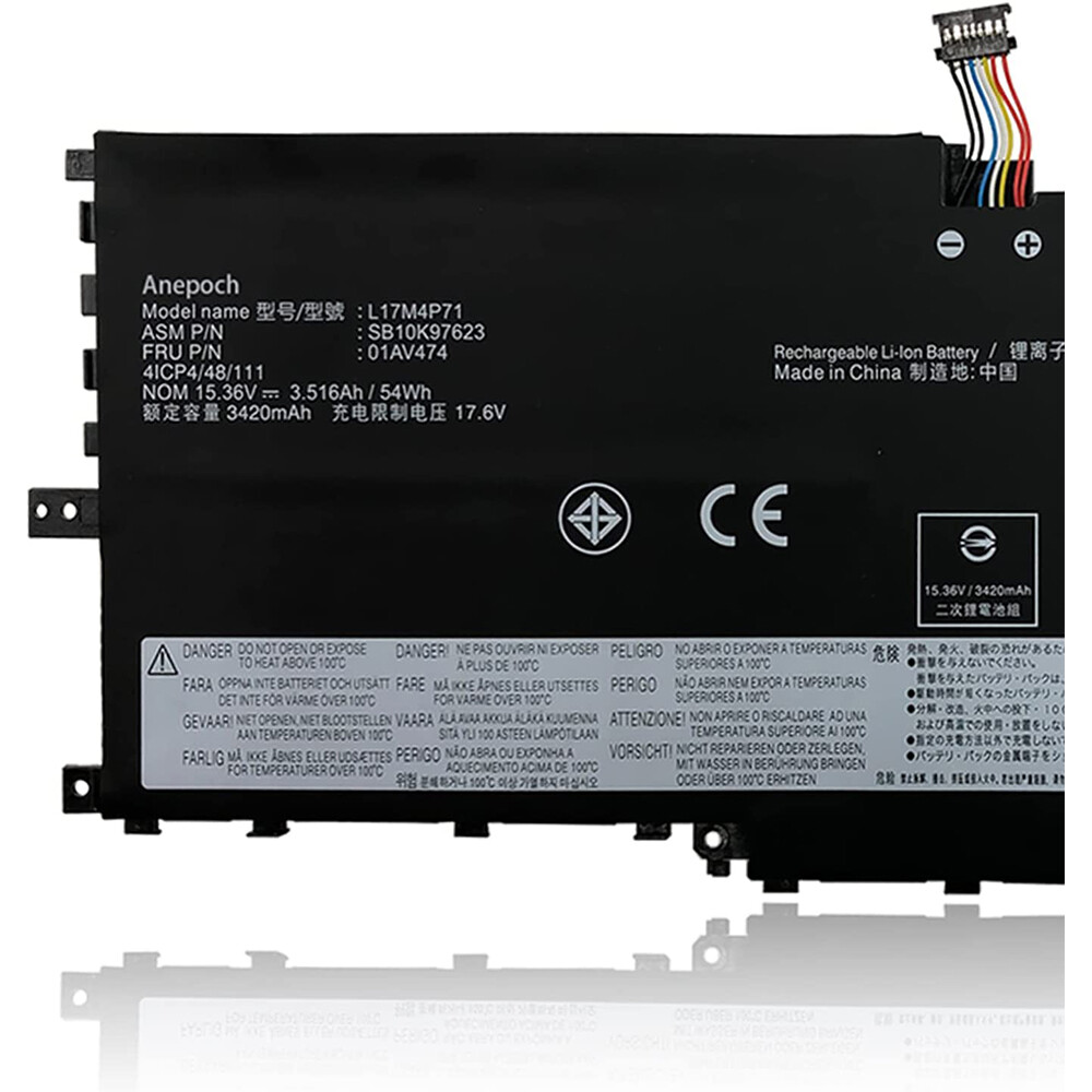 54Wh L17M4P71 L17C4P71 L17M4P73 Battery for Lenovo ThinkPad X1 Yoga 3rd ...