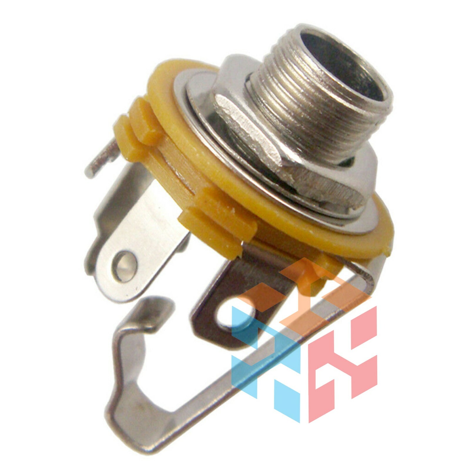 Electric Guitar Input Jack 6.35mm Stereo Active Pickup Output Socket ...