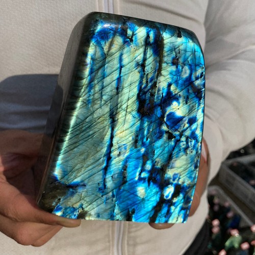 3.3lb Natural Gorgeous Labradorite Quartz Crystal Stone Specimen ...