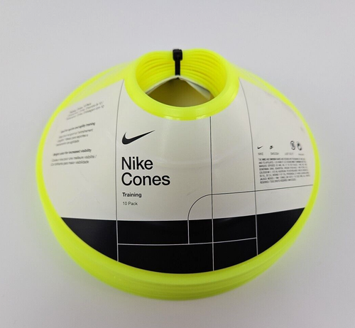 Nike Training Cones Yellow 10 Pack Soccer Football Sports New ...