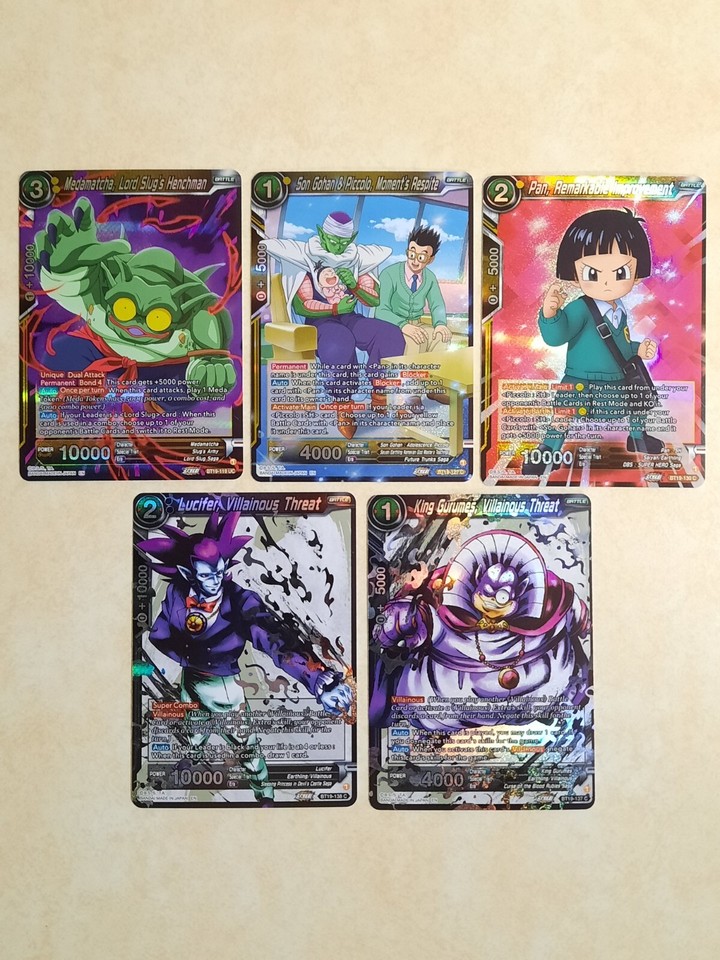 Dragon Ball Z Fighters Ambition Lot of 14 (Holo) Common & Uncommon DBZ ...