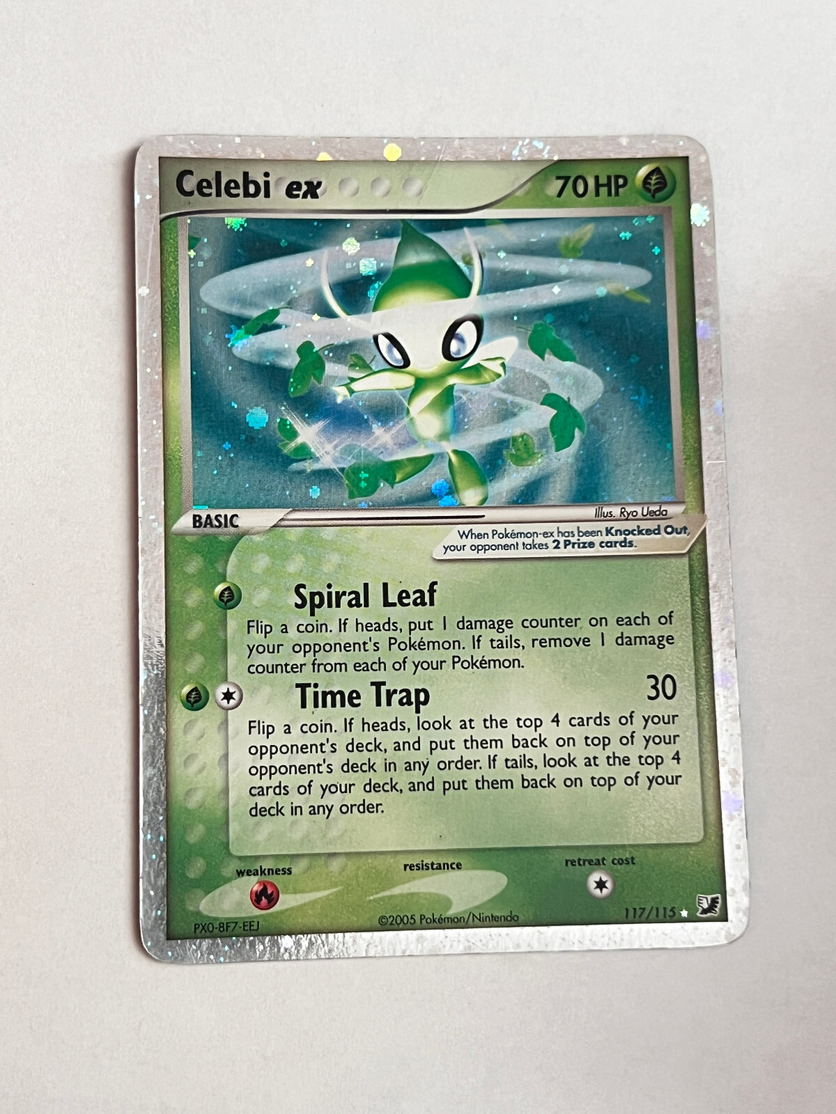 Pokémon TCG Celebi ex EX Unseen Forces 117/115 Holo Holo Rare EX | eBay