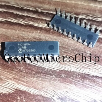 2PCS PIC16F54-I/P PIC16F54-1/P PIC16F54 DIP-18 8-bit Microchontroller ...