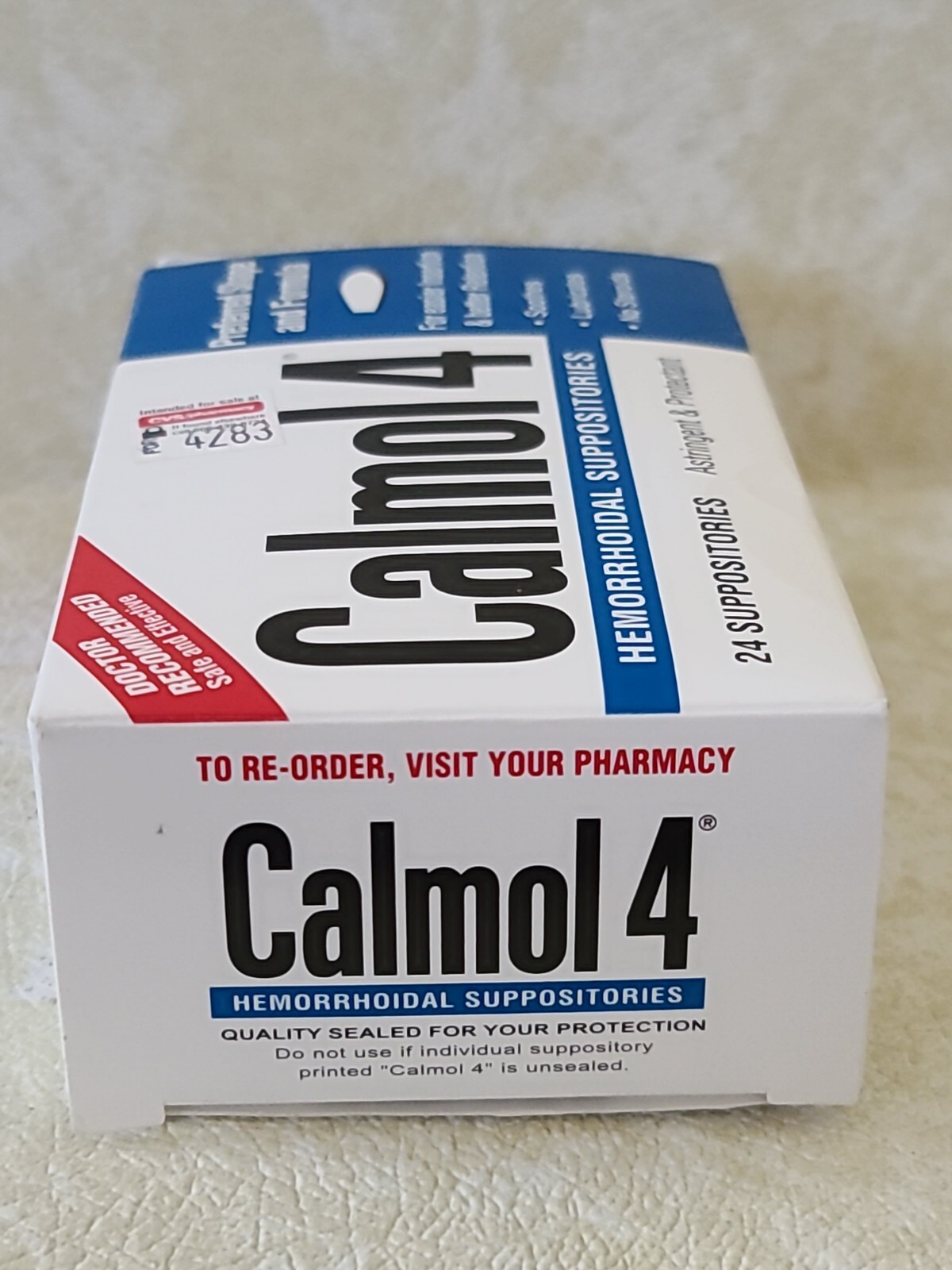 Calmol 4 Hemorrhoidal 24 Suppositories - Pack of 2 for sale online | eBay