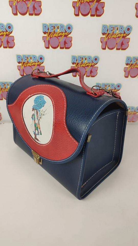 Lunch Box Eco Leather Vintage Holly Hobbie Blue Red 70S 80S | eBay