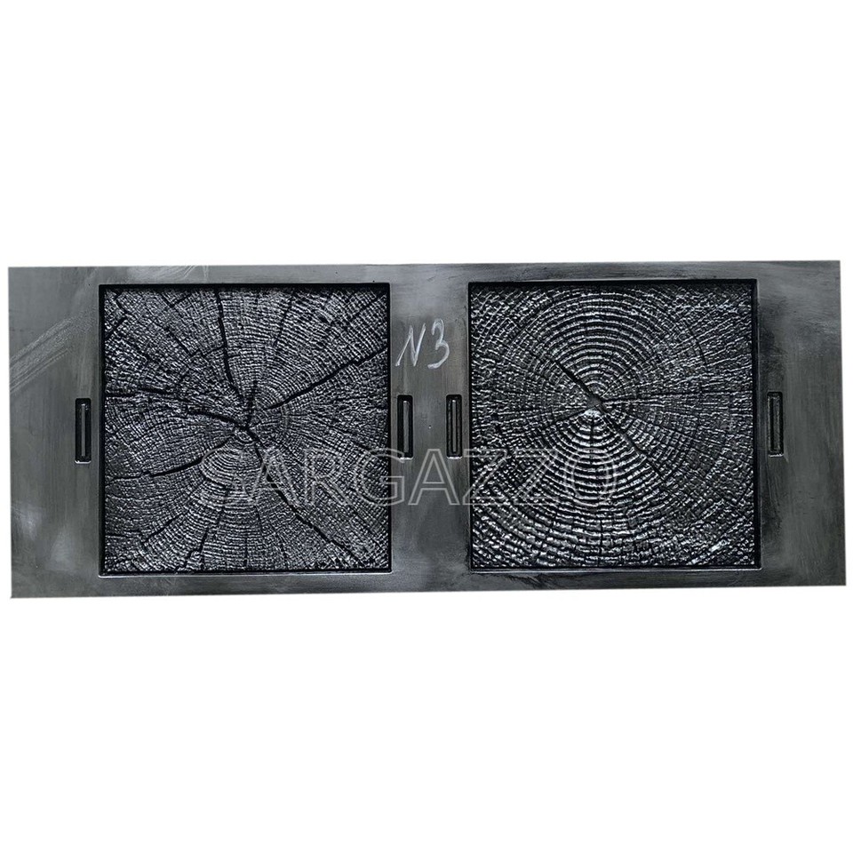 SET 4pcs PINE BOARD Concrete texture RUBBER stamp mats for WOOD ...