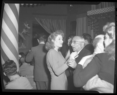 Greer Garson 1940's dancing with Louis B. Mayer MGM Original 4x5 Camera ...