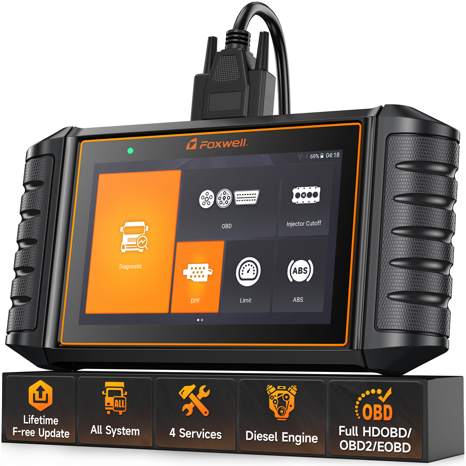 Heavy Duty Truck Scanner DPF Speed Limit Diesel Diagnostic Tool for ...