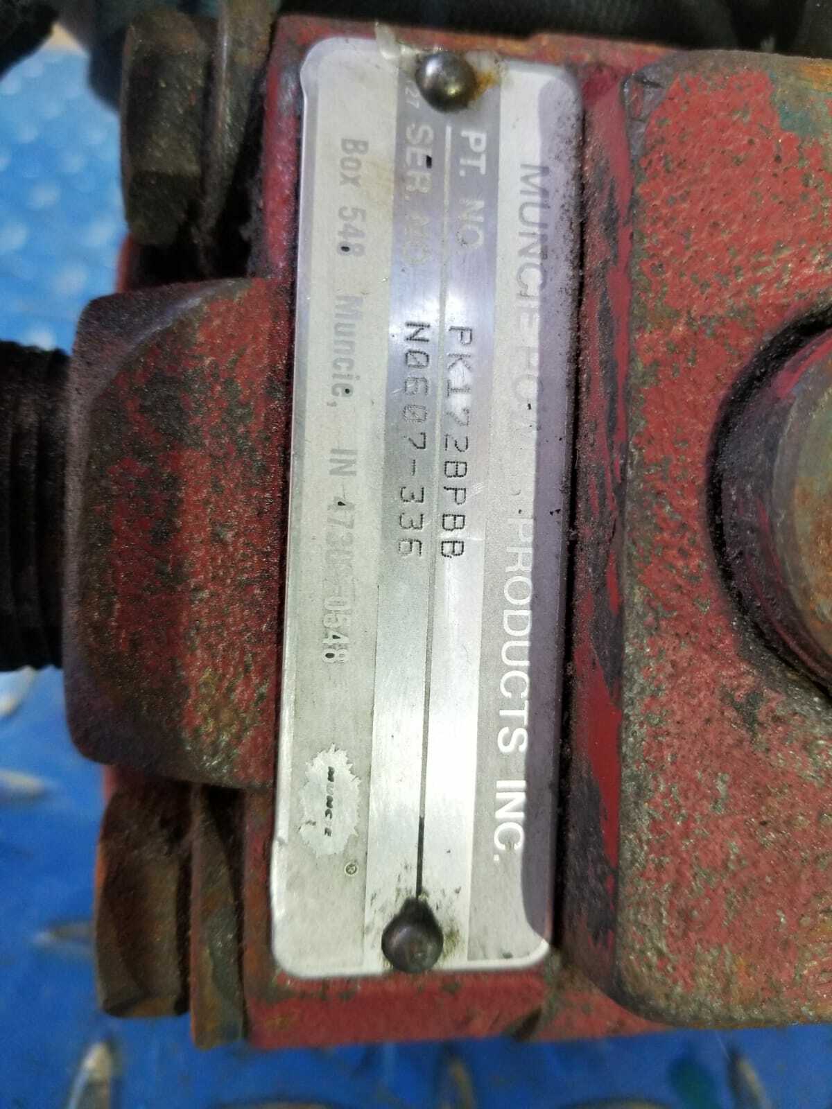 :MUNCIE HYDRAULIC GEAR PUMP PART NO.4573366 | eBay
