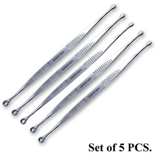 Comedone Extractor Set of 5 Pc Double Ended Skin Surgical Instrument | eBay