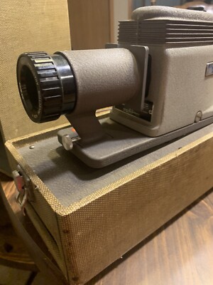 Vintage Argus 200 Portable Slide Projector With Case WORKS GREAT! Good ...