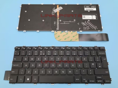 NEW UK Keyboard For Dell Inspiron 5480 5482 5485 5580 5582 5585 7386 ...