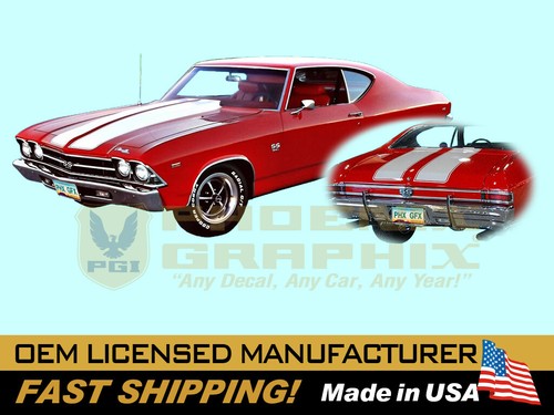 1968 1969 Chevelle Malibu SS Super Sport Racing Rally Stripes Stencils ...