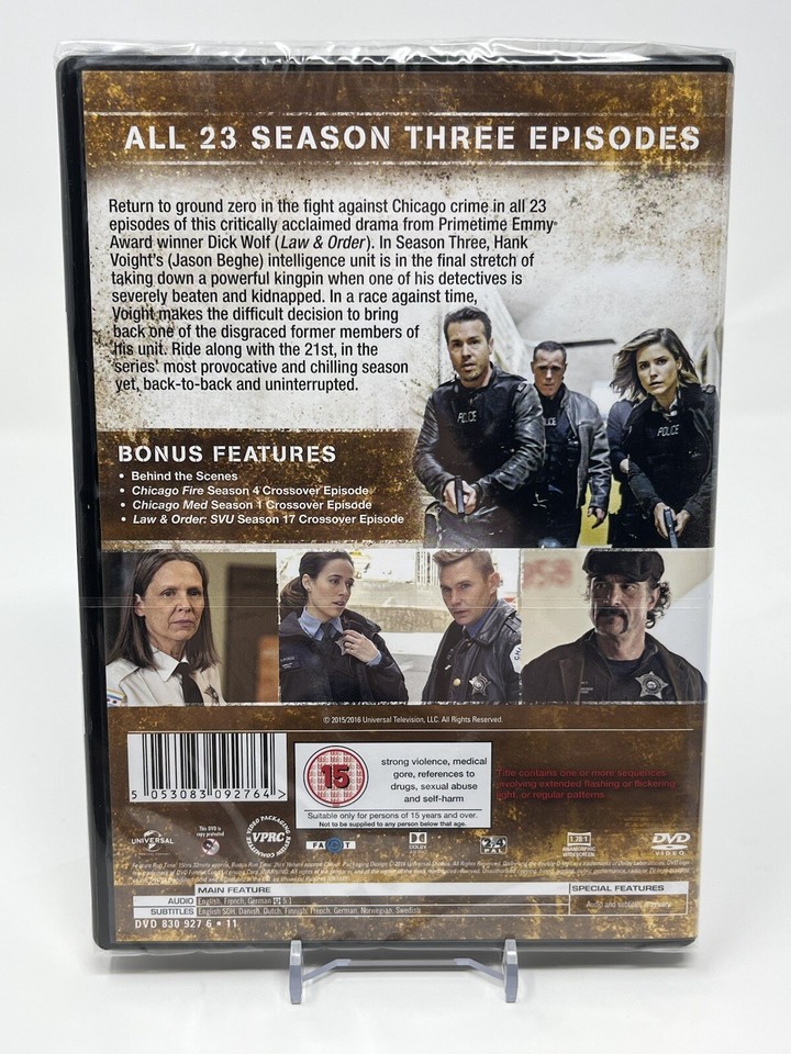 Chicago PD Season 3/ Series 3 (DVD) Brand New Sealed 5053083092764 | eBay UK