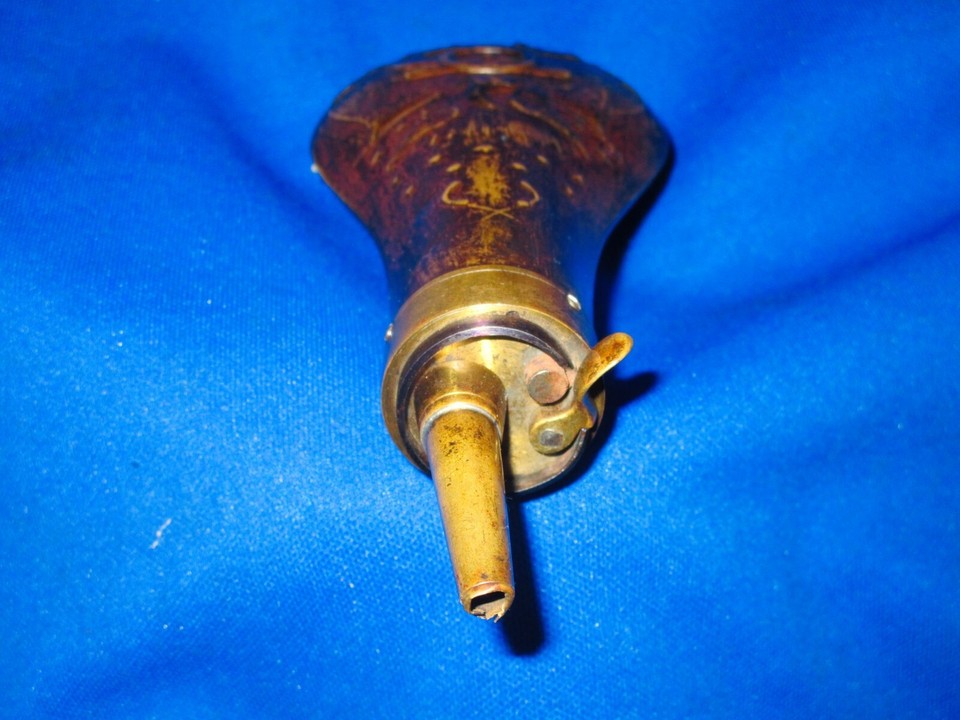 Civil War Military Motif Powder Flask for a Colt Model 1851 Navy ...