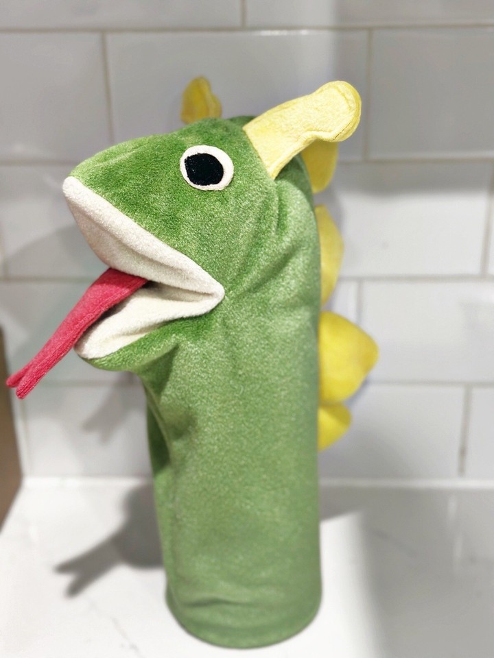 Vintage Baby Einstein Bard Drizzle Dragon Hand Puppet Legend Lore Pre ...