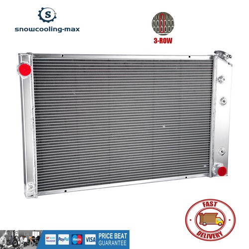 3Rows Aluminum Radiator Fit 1973-1987 Chevy C/K C10 C20 C30 K10 Pickup ...