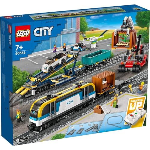 Lego 60336 City Freight Train Blocks Kids Toy Train Remote Control ...