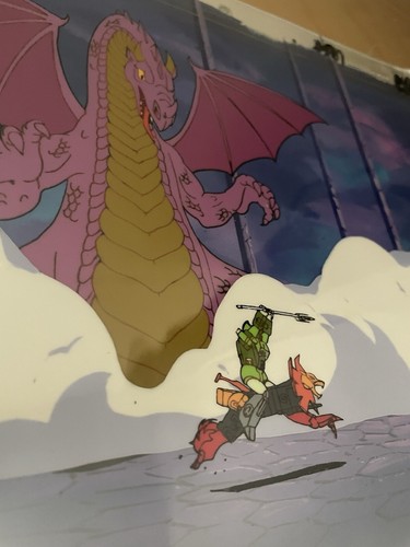 Transformers Springer Razorclaw 4 Cels/Master Background Setup Sunbow ...