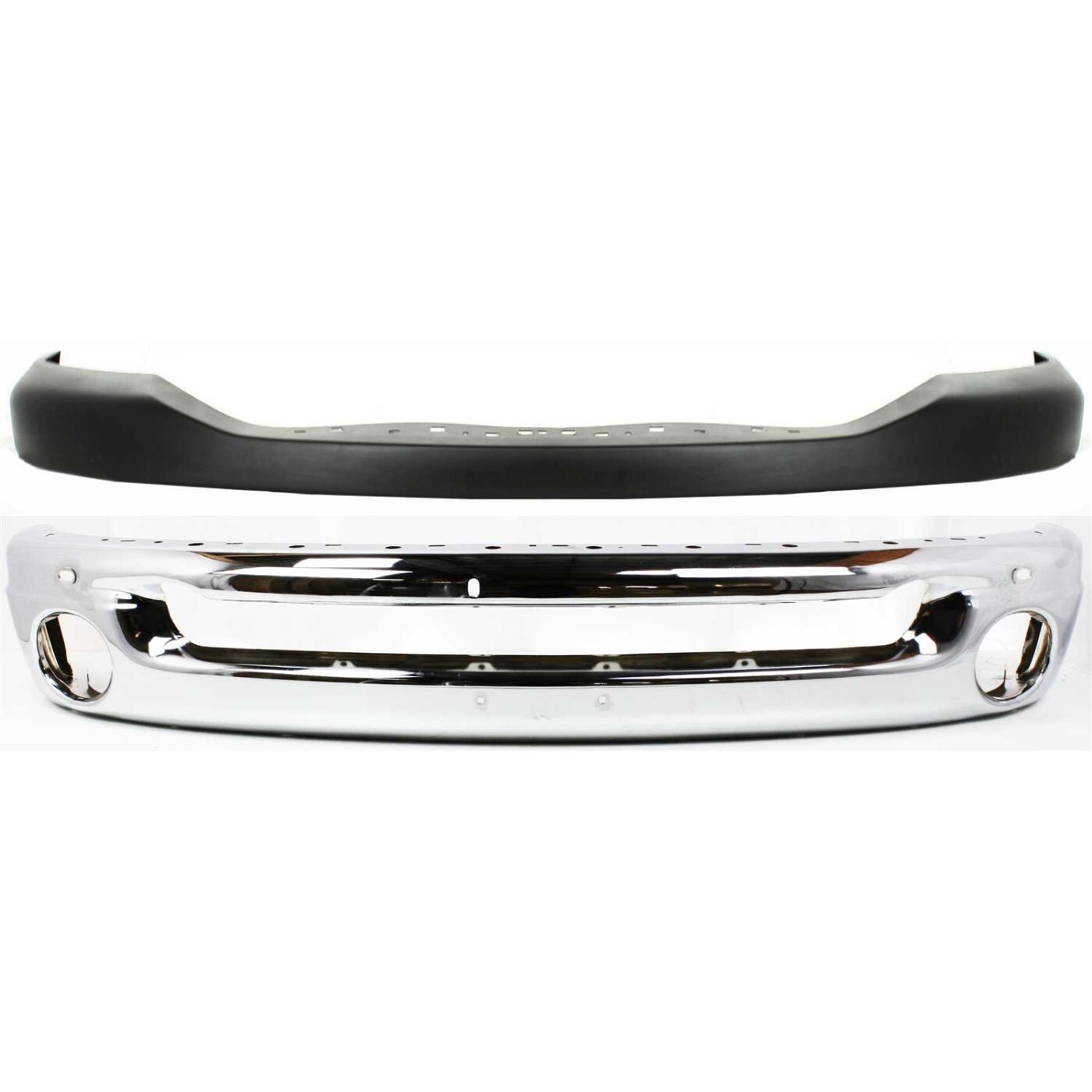 55077762AA, 55077946AB New Bumper Covers Fascias Set of 2 Front for ...