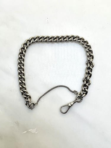 Vintage silver graduated curb - Gem