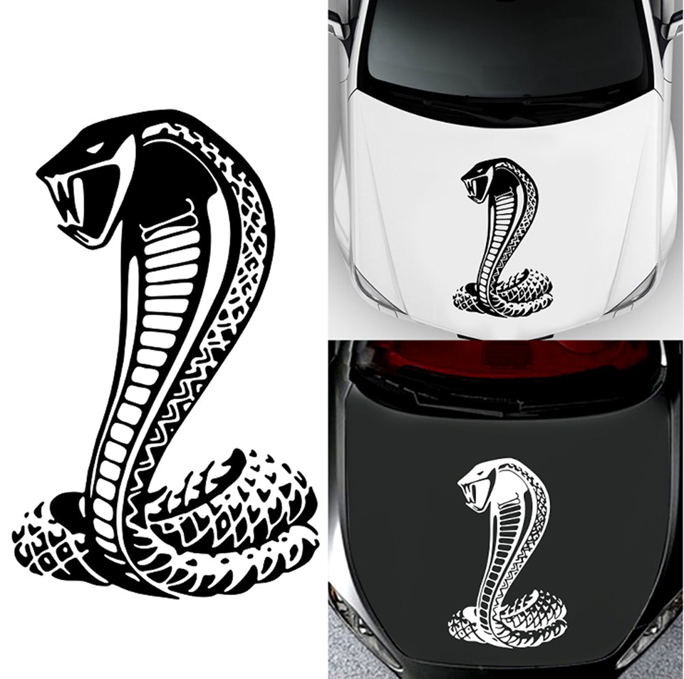 Car Cobra Snake Reptile Stickers Body Hood Vinyl Decals Waterproof ...