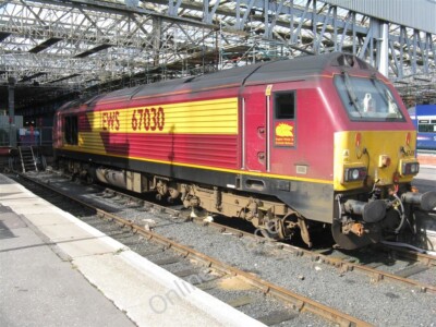 Photo 6x4 EWS 67030 Edinburgh A Class 67 diesel-electric locomotive at ...