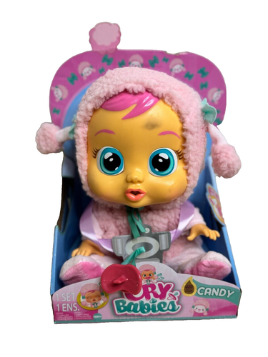 Cry Babies CANDY Pink Poodle LIMITED EDITION Cries Real Tears Baby Doll ...