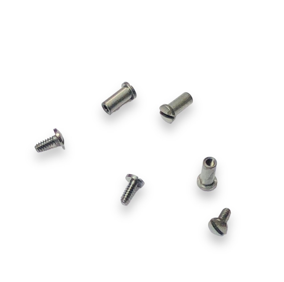 Ray Ban RB4341 Chromance Gunmetal Replacement Temple Hinge Screws ...