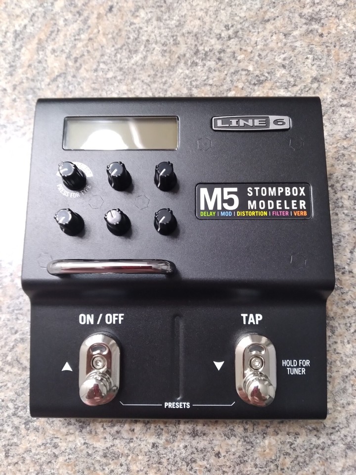 Line 6 M5 STOMPBOX MODELER Multi-Effects Guitar Effect Pedal ...