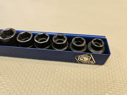 Matco Blp Series M6 Six Point Pass Through Socket Set 19-10 Mm 3/8 Size ...