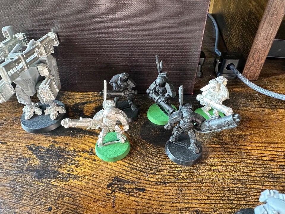 3rd Edition, OOP Tau Army Lot (Used, Partially Assembled, Unpainted) | eBay