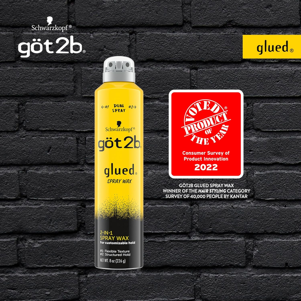 Got2B Glued Spray Wax with 2-In-1 Dual Spray Nozzle, 8 Oz | eBay
