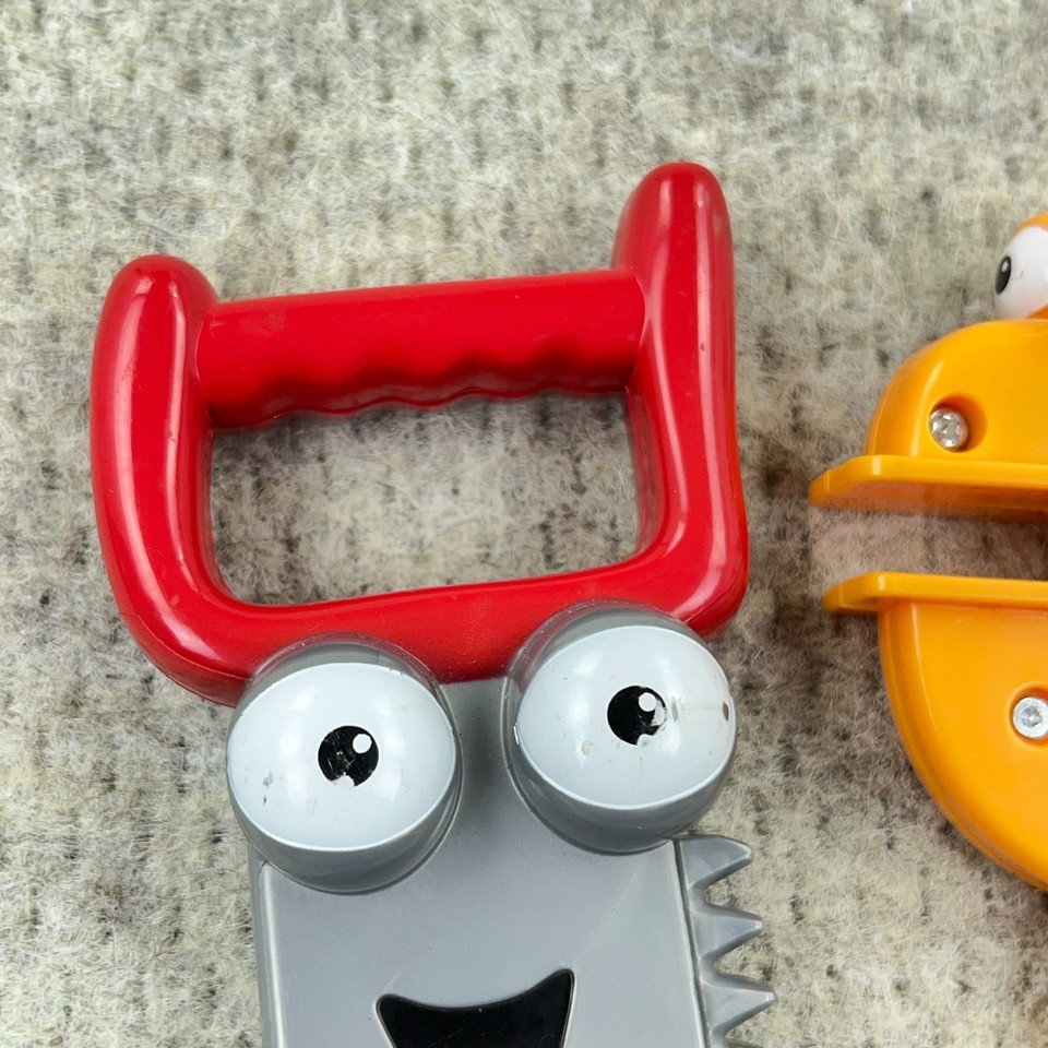 Fisher Price Handy Manny Dusty Saw Sounds And Orange Pipe Wrench 5" Lot ...