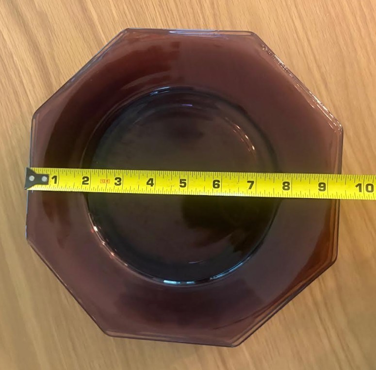 Moroccan Amethyst Octagon Dinner Plates Set of 4 Hazel Atlas | eBay