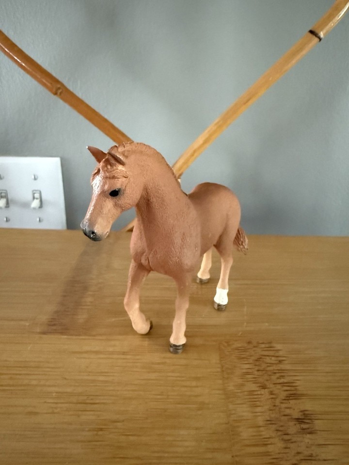 Schleich Brown QUARTER HORSE MARE Figure 2017 Retired 42432 Exclusive 4 ...