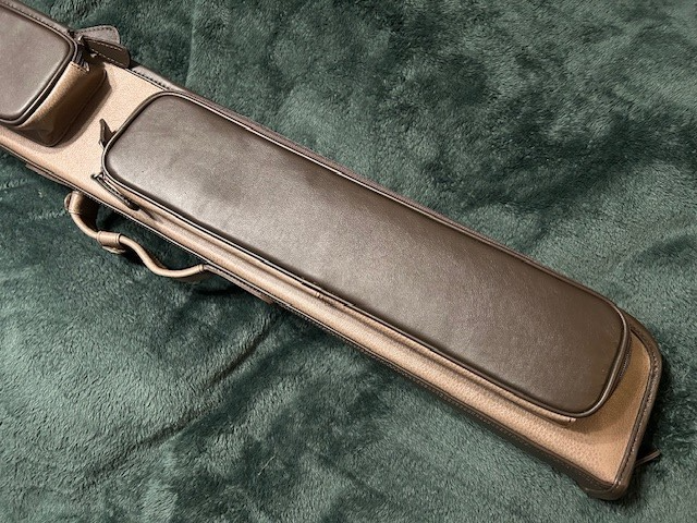 Gil Castillo Soft CUE CASE 4x8 Two Tone Brown Leather. | eBay