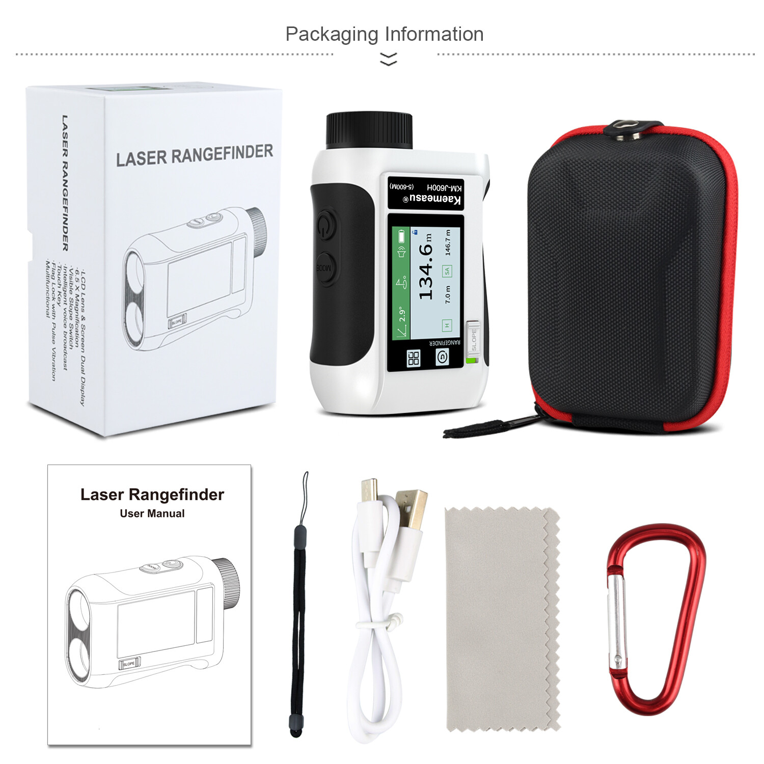 600M / 800M / 1200M / 1500M Rangefinder Distance Meter with LCD N3B6 | eBay