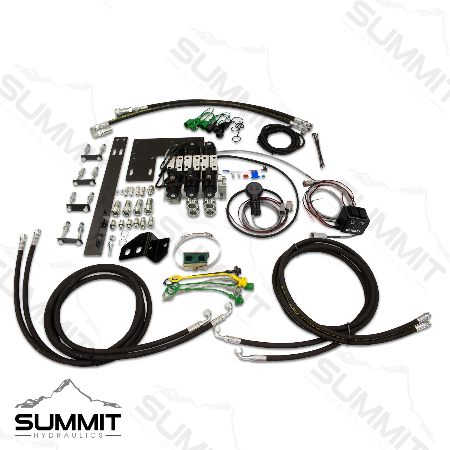 Rear Hydraulic Valve Kit with Front Third Function for John Deere 4 ...